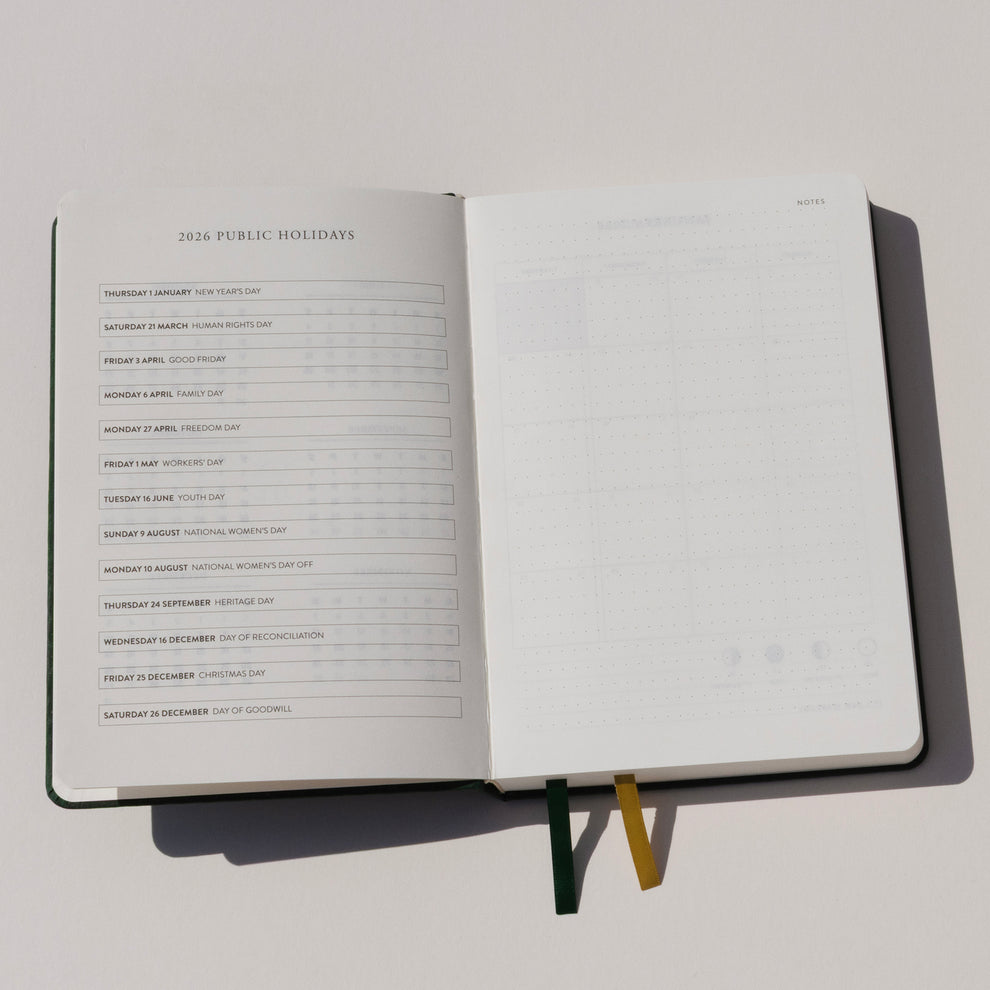 2026 Diary ~ Lost in the Forest (dark green) – Azor